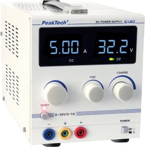 Peaktech Laboratory power supply unit 1 channel 0...30 VDC 5 A ( 6140 ...