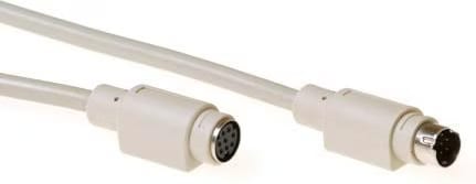 8-pin Mini-Din male - 8-pin Mini-Din female 2.00 m (2 m) - Galaxus