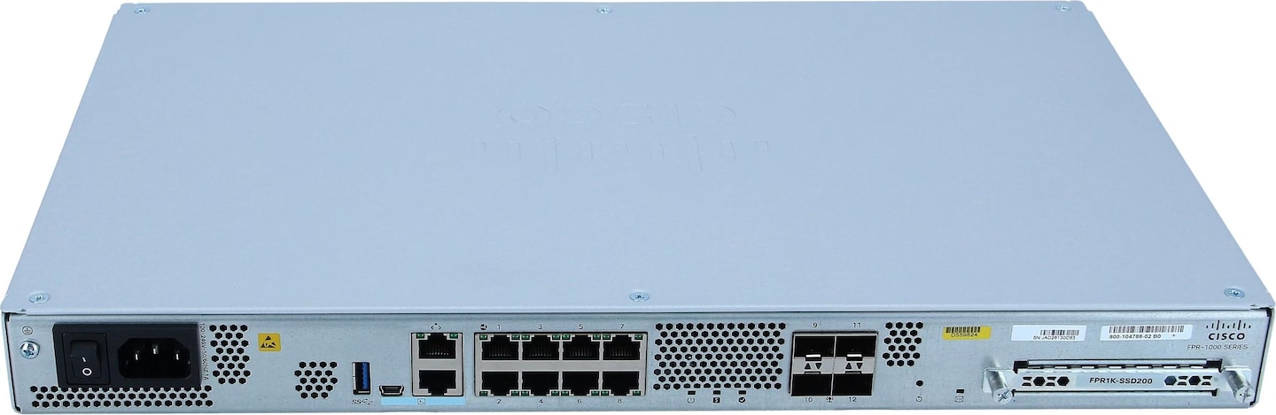Cisco FirePOWER 1120 Next-Generation Firewall - Firewall - 1U - rack ...